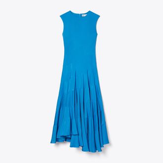 Tory Burch Ausgestelltes Kleid aus Baumwolle und Seide