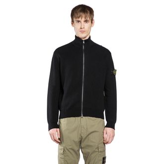Stone Island 5100126 Organic Cotton Zip-Up Jumper