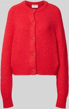 Jake*s Casual Regular Fit Strickjacke mit Woll-Anteil