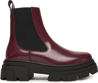 Tommy Hilfiger Klassische Stiefeletten Shiny FW0FW09042 Braun