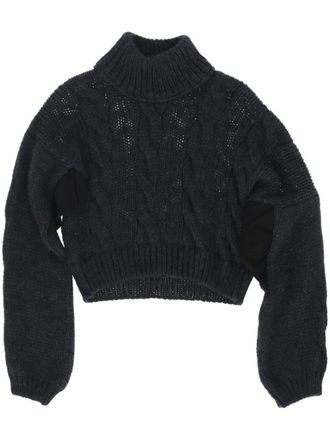 Vivienne Westwood pull en maille torsadée (2015-2016) - Bleu