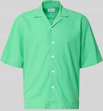 Lindbergh Cropped Freizeithemd aus Leinen-Baumwoll-Mix