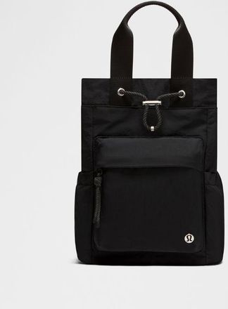 lululemon Convertible Drawstring Bucket Bag Small 13.5L - Noir/Gris