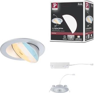 Paulmann 92255 EBL Set Aumus schwenkbar 3-Stepdim LED 1x750lm 2700-6500K 5W 230V Chrom matt