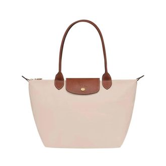 Longchamp Femme, Sacs, Beige, Taille: ONE Size Le Pliage Original Sac bandouli&egrave;re M