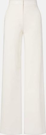 Max Mara Gerade Hose Dentice aus einem Baumwollgemisch