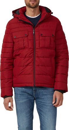 s.Oliver Sportive Puffer-Jacke mit abnehmbarer Kapuze