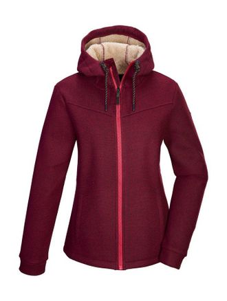G.I.G.A. DX by killtec Fleecejacke GW 38 WMN KNTFLC JCKT Strickfleecejacke mit Teddyfutter, verstellbarer Kapuze, Kinnschutz