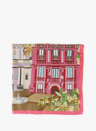 Au Printemps Paris Carr&eacute; de soie imrpim&eacute;