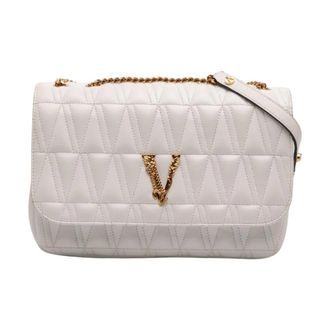 Versace Pre-owned Gesteppte Ledertasche - - Pre-owned - Damen - Wei&szlig; - ONE SIZE