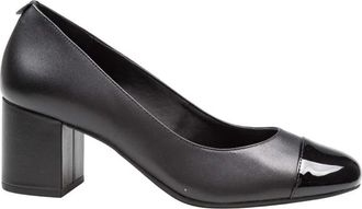 Michael Kors Hohe Schuhe - Black Perla Flex Leather Pumps - Gr. 5_5 - in Schwarz - f&uuml;r Damen