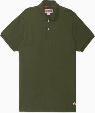 Baracuta Unifarbenes Piqu&eacute;-Poloshirt aus Baumwolle in