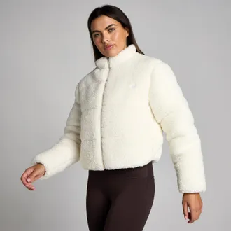 MyProtein MP Damen Borg-Steppjacke - Pearl - XXL
