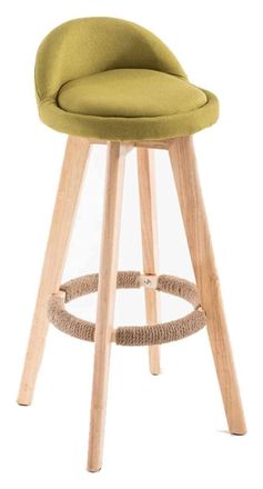Generic Moderne Barhocker, Hochst&uuml;hle, Massivholz-Hochhocker, Barst&uuml;hle mit nordischer R&uuml;ckenlehne / 37 x 37 x 73 cm