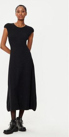 A|X Armani Exchange Strickkleid XW000119 AF10352 UC001 Schwarz Slim Fit