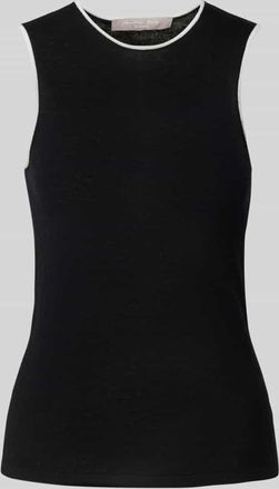 Christian Berg Wolltop mit Rundhalsausschnitt