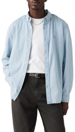 Levi's Herren Authentic Button Down Andre Light Wash XS
