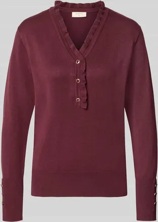 Freequent Regular Fit Pullover mit Woll-Alpaka-Anteil Modell Katie