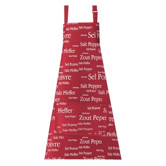 Winkler K&uuml;chensch&uuml;rze Sel & Poivre 80 X 85 rot 80 x 85 cm Winkler