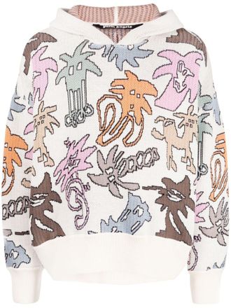 Palm Angels hoodie Palmity en maille - Multicolore