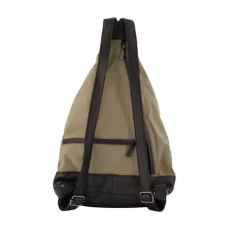 Yohji Yamamoto Hakama Tuck Backpack - Beige