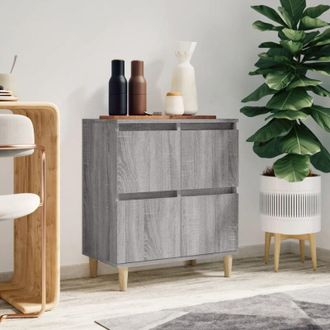 vidaXL Sideboard Grau Sonoma 60x35x70 cm Holzwerkstoff Vidaxl