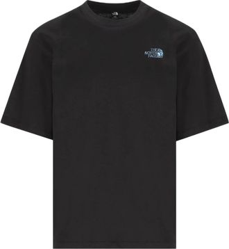 The North Face Homme, Sport, Noir, Taille: M Liquid NSE Box Oversized Graphic T-shirt