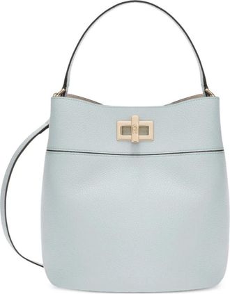 Furla Femme, Sacs, Bleu, Taille: ONE Size Amelia M Bucket Bag
