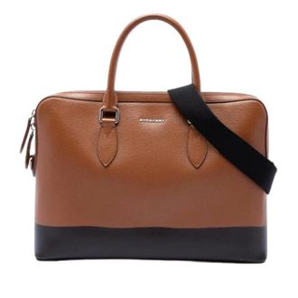 Burberry Sac daffaires Pre-owned - Femme - Pre-owned - Brun - Taille: ONE Size