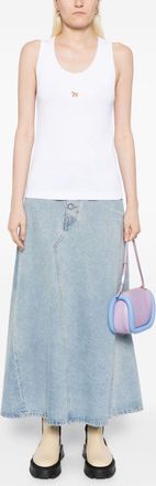 Maison Kitsun&eacute; Baby Fox Tank Top - White