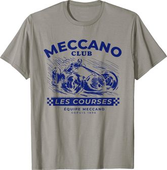 Meccano Club Modellauto Les Courses Equipe Frankreich Retro T-Shirt