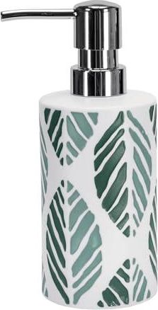 Kleine Wolke Seifenspender Leaf, Accessoires, Farbe Pacific, Material: Steinzeug