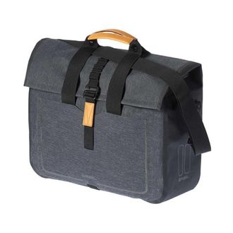 Basil Urban Dry Fahrradtasche - Gepäckträgertasche - wasserdicht (IPX3) - 20 Liter - Grau
