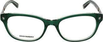 Dsquared2 Femme, Accessoires, Multicolore, Taille: ONE Size Montures de lunettes de vue carr&eacute;es en ac&eacute;tate