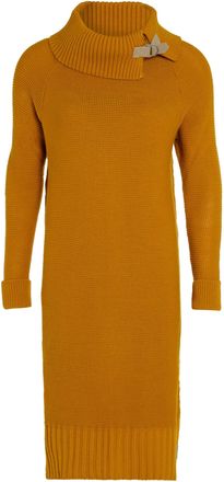 Knit Factory Jamie Strickkleid - Locker - Kleid - Kleid Damen - Herbst & Winter Essentials - Zeitloses Mode-Accessoire - Sitzendes - Mit Lange Ärmel - Reicht bis z