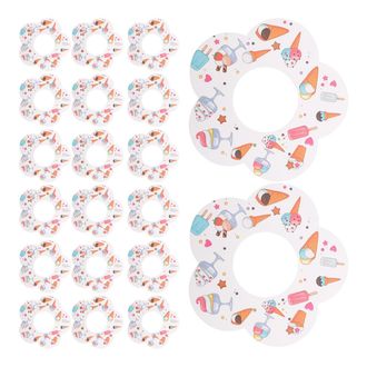 BESPORTBLE Papierhalter f&uuml;r Eiscreme 100 St&uuml;ck Einweg Papiertassen Tropffester Halter f&uuml;r Waffeleis Familientreffen und Geburtstagsfeiern Robustes Papiermaterial