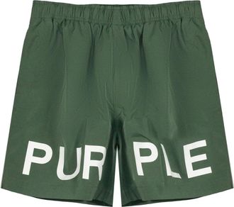 Purple Homme, Maillots de bain, Vert, Taille: M P504 All-Around Short