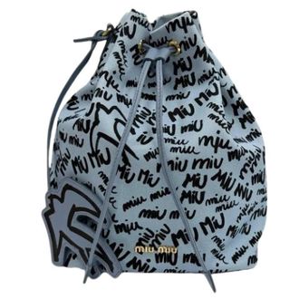 Miu Miu Pre-owned Pouch - - Pre-owned - Damen - Blau - ONE SIZE