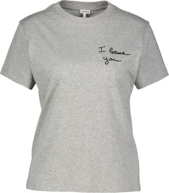 Loewe Damen T-Shirt aus Baumwolle