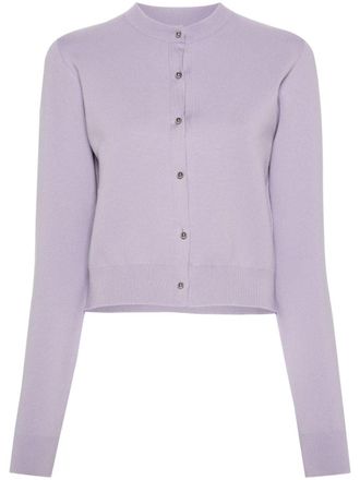 Lanvin cardigan &agrave; manches longues - Violet