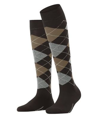 Burlington Marylebone W Kh laine fantaisie 1 paire, Chaussettes longues Femme, Marron Dark Brown 5235, 36-41