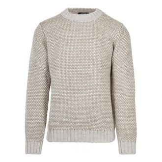 Bomboogie Homme, Pulls, Gris, Taille: XL Pull ras du cou bicolore