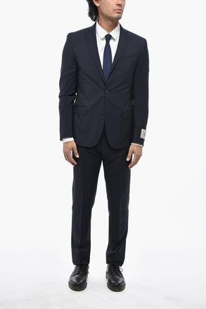 Corneliani CC COLLECTION Anzug aus Mohair-Mischung mit Pattentaschen Corneliani