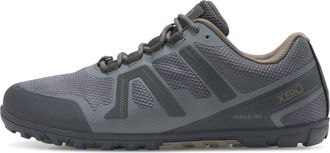 Xero Shoes Herren Mesa Trail Waterproof Barefoot Trail Run Schuh, Stahlgrau/Asphalt, 41.5 EU