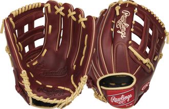 Rawlings Sandlot Series Pro H Web-Baseballhandschuh für Linkshänder, Leder, 32,5 cm