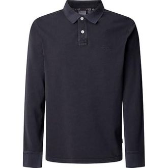 Pepe Jeans London New Oliver GD Ls Polo, Noir, M Homme