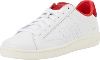 K-Swiss Herren Lozan Klub LTH Sneaker, White/Mars Red/Snow White, 44 EU