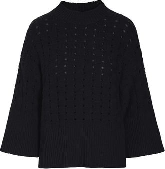 Bitte Kai Rand Femme, Pulls, Noir, Taille: 46 FR Tricot &agrave; col rond