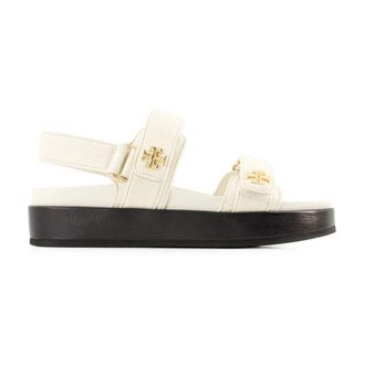 Tory Burch Wei&szlig;e Ledersportsandalen - Klettverschluss - - Shoes - Damen - Wei&szlig; - 36 EU