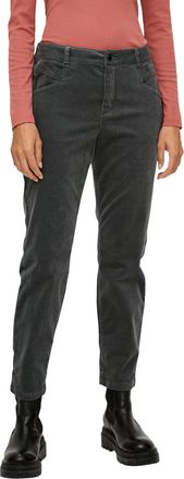 s.Oliver Damen Cord-Hose, Relaxed Fit Green, 40